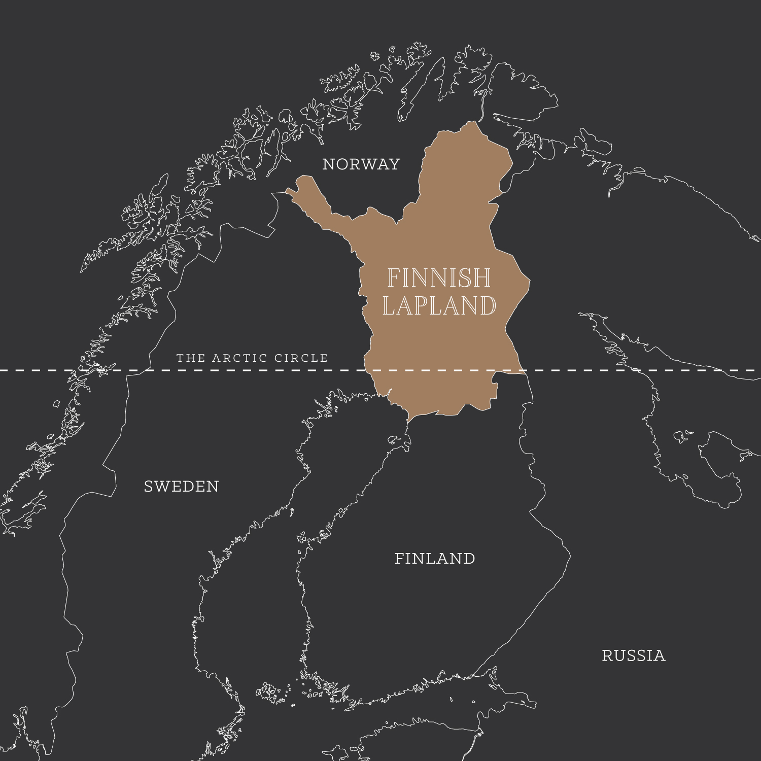 Lapland Location On World Map - United States Map